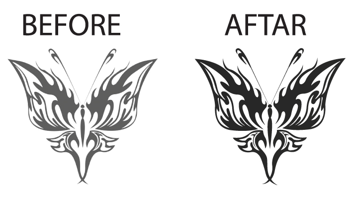 I will do vector tracing alter revamp and modify logo | Zeerk