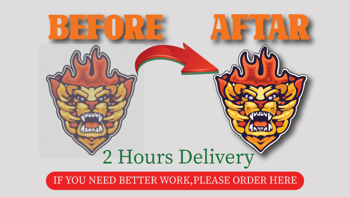 I will do vector tracing alter revamp and modify logo | Zeerk I will do vector tracing alter revamp and modify logo | Zeerk