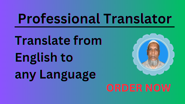I will do Translate from English to any Language or vice versa | Zeerk